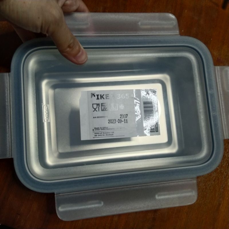 Jual IKEA food container 1 L stainless steel kotak makan wadah box ...