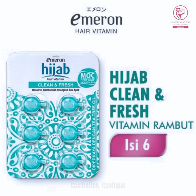 Jual EMERON HAIR VITAMIN | EMERON VITAMIN RAMBUT (ISI6) | Shopee Indonesia