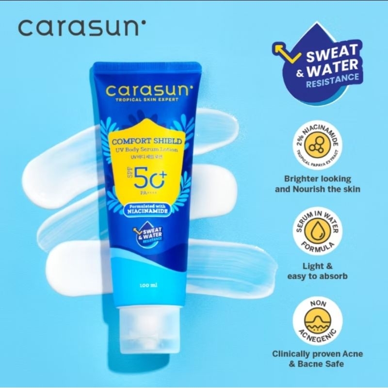 Jual Carasun Comfort Shield UV Body Serum Lotion Spf 50+ PA++++ 100 ml ...