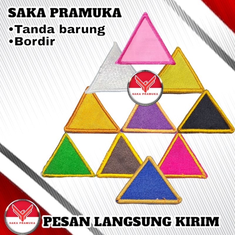 Jual Tanda barung pramuka siaga bordir variasi lengkap | Shopee Indonesia