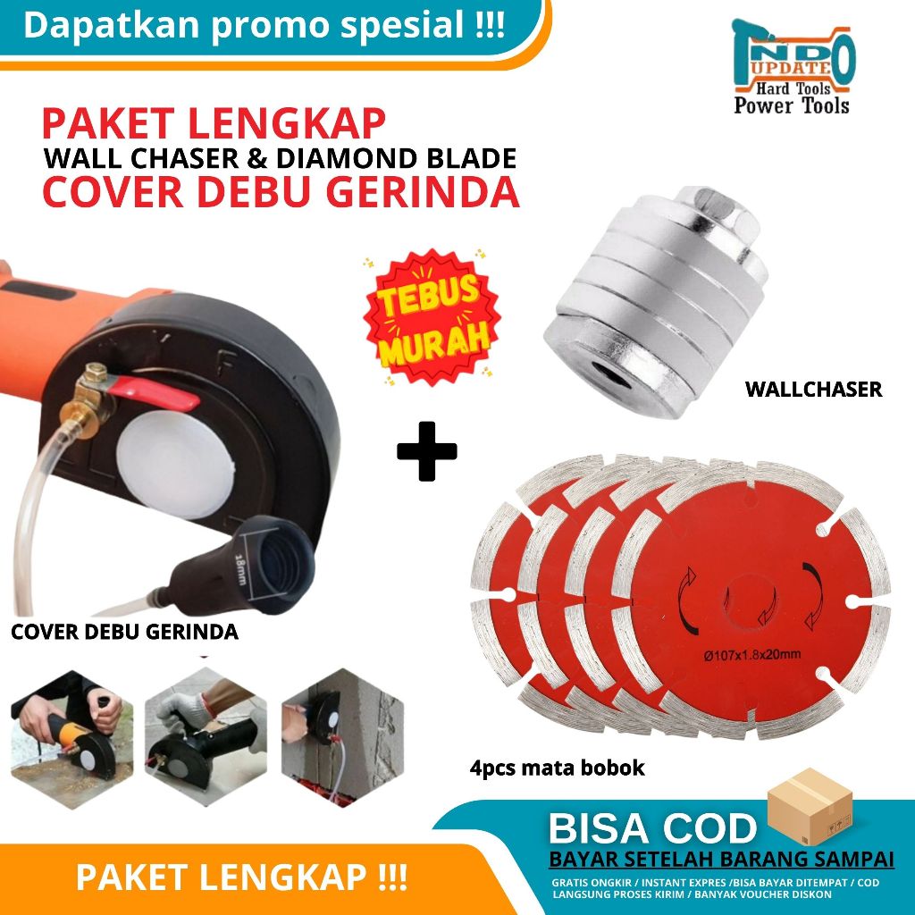 Jual Adapter Mata Mesin Gerinda Listrik 4 Inch Wall Chaser Pembuat ...