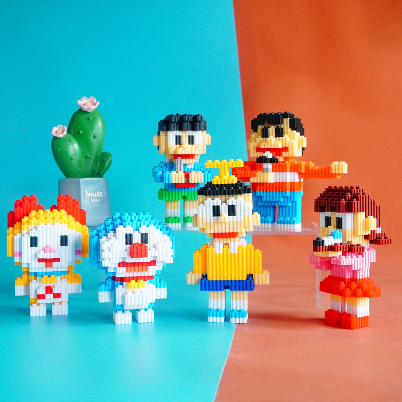 Jual SMY Toystown Nano Blocks Doraemon 6041-44-45 Mini 3D Model, Mainan ...