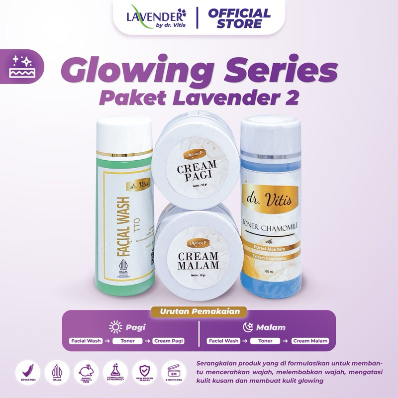 Jual Paket Glowing Series | Paket Mencerahkan | Paket Lavender ...