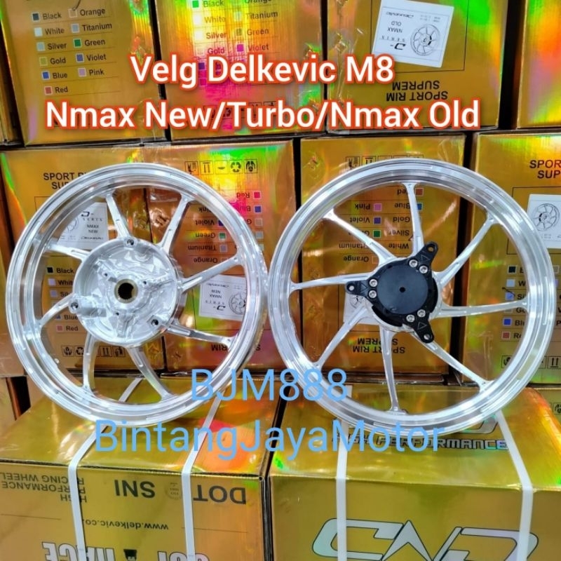 Jual Velg Delkevic M8 Nmax New Turbo Nmax Old Aerox 155 lebar 185 ...