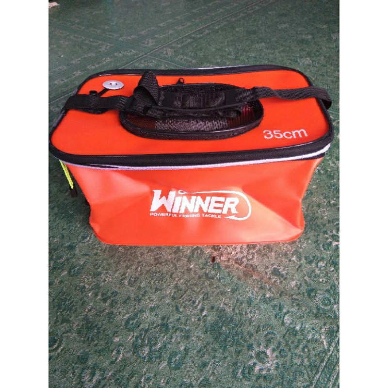 Jual Tas / Box lipat tempat ikan / umpan hidup ukuran 35cm perlengkapan ...