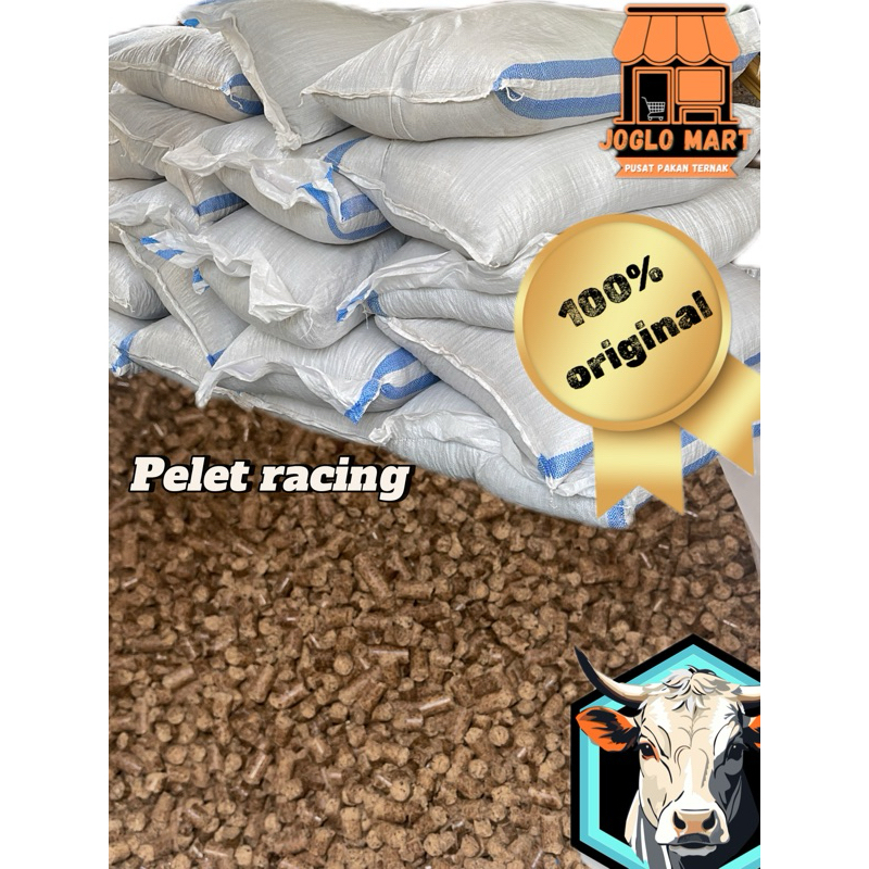Jual pelet racing pakan sapi dan kambing kemasan 1kg | Shopee Indonesia