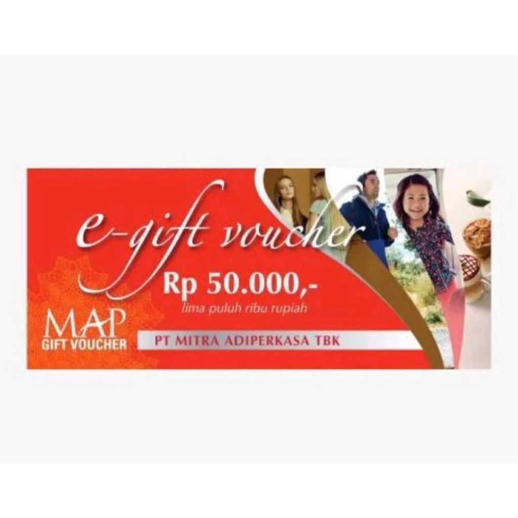 Jual JUAL MURAH Voucher Fisik MAP 50 RIBU Termurah Expired Panjang ...