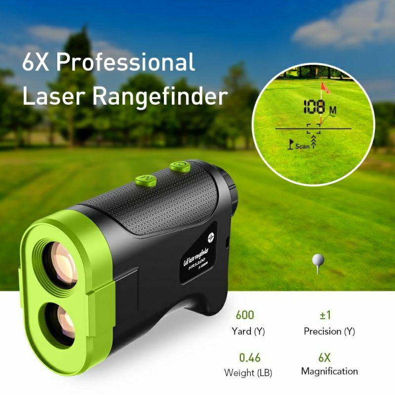 Jual APEXEL Rangefinder Laser Golf 6X Magnification Pengukur Jarak 600M ...