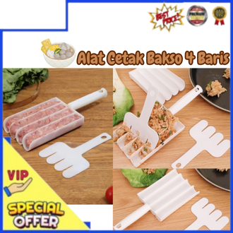 Jual alat cetak bakso 4 baris pentol besar kecil cetakan bakso pentol ...