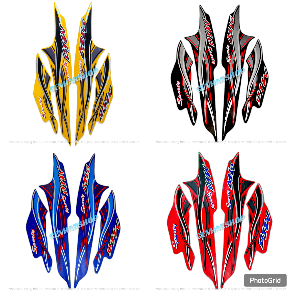Jual STIKER STRIPING LIS BODY MOTOR YAMAHA MIO SPORTY /MIO SLENDANG ...
