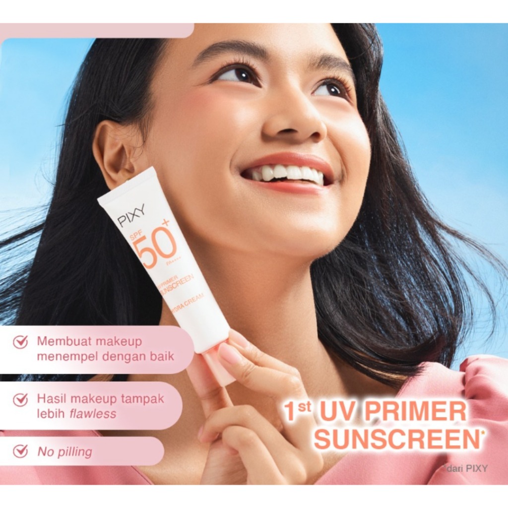 Jual PIXY UV Primer Sunscreen Hydra Cream & aqua gel SPF50+ PA ...