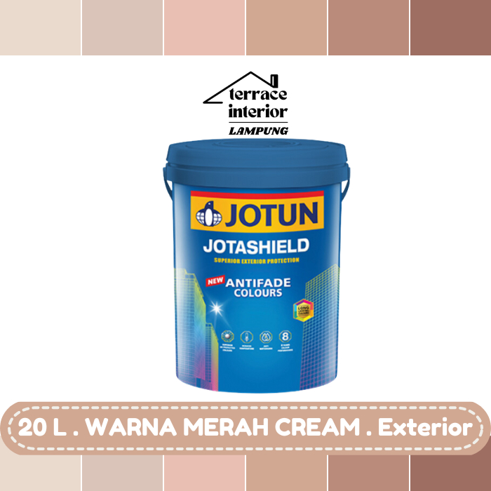 Jual Cat Tembok Jotashield Antifade Colours Exterior Jotun warna Merah ...