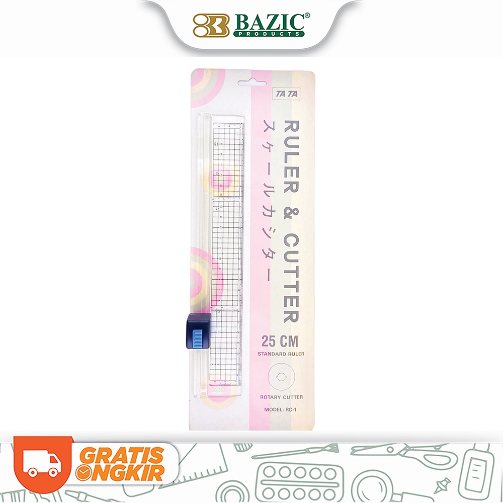 Jual TA TA Ruler & Cutter 25cm - Penggaris Pemotong Kertas | Shopee ...