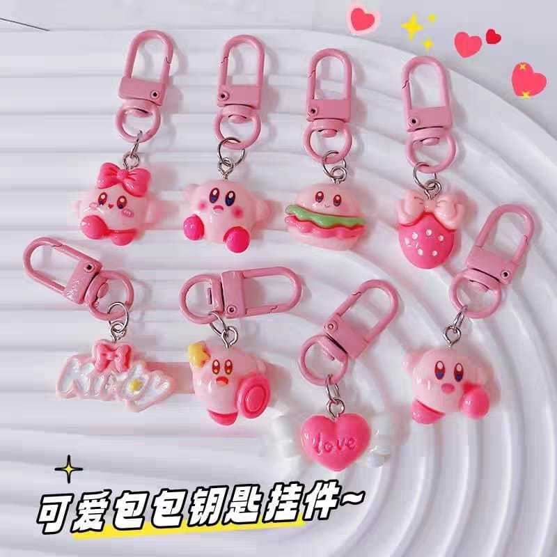 Jual FANSTORE_PKU / COD / Gantungan Kunci Kirby Pink / Comel / Kartun ...