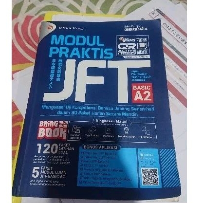Jual buku bahasa jepang modul praktis jft biru preloved Ori murah boleh nego | Shopee Indonesia