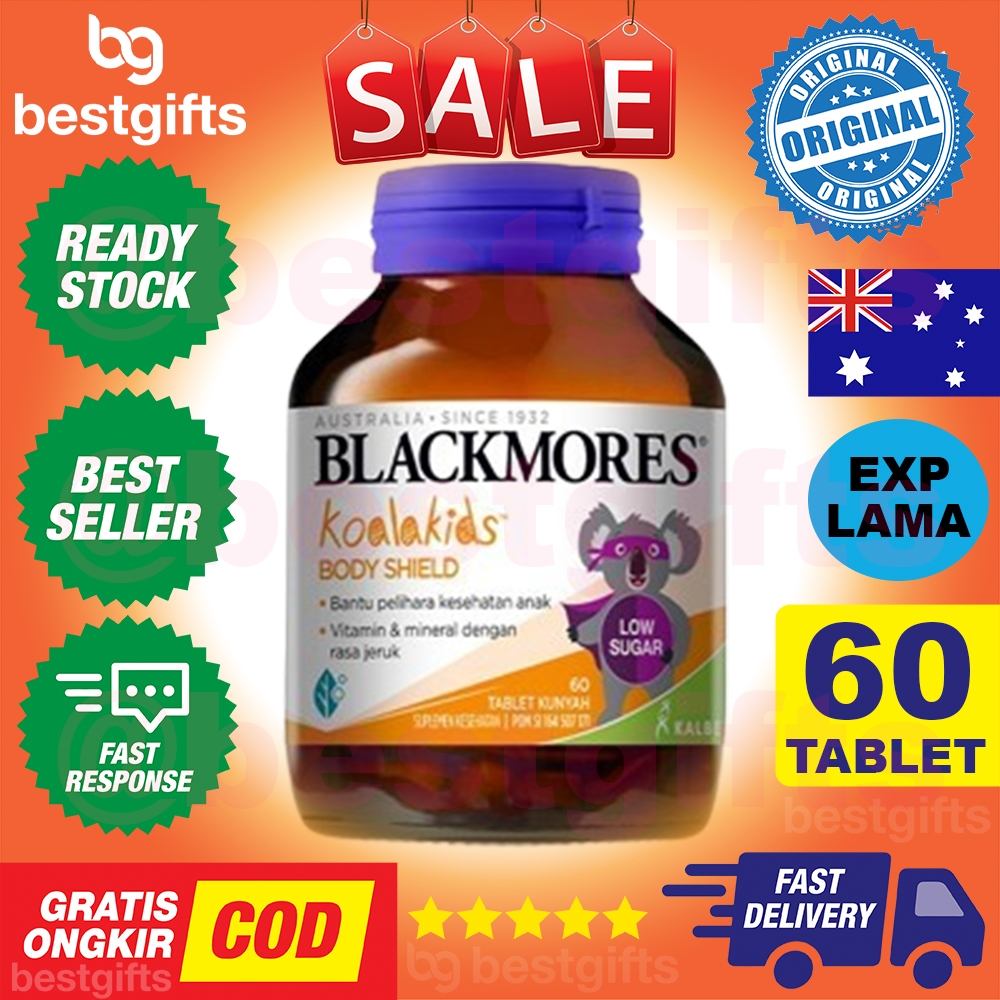 Jual BLACKMORES KOALA KIDS BODY SHIELD VITAMIN KESEHATAN IMUN KEKEBALAN ...