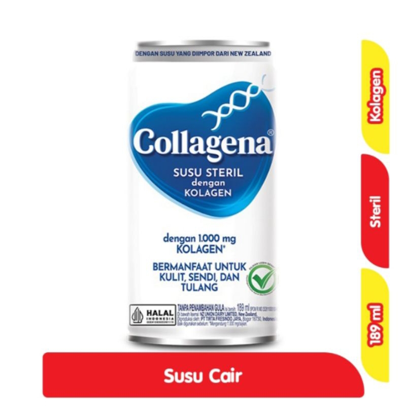 Jual Collagena susu cair kolagen steril kaleng 189 ml | Shopee Indonesia