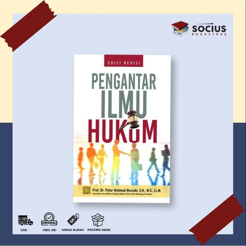 Jual BUKU HUKUM [ ORIGINAL ] PENGANTAR ILMU HUKUM - PETER MAHMUD MARZUKI - PRENADA - SOCIUS ...