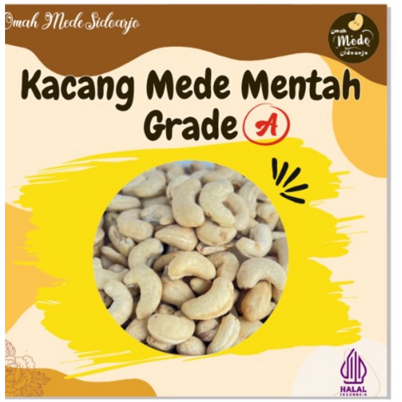 Jual Kacang mede mete mentah super kemasan 1kg putih bersih | Shopee ...