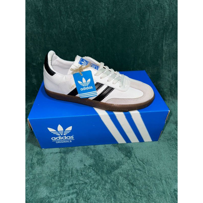 Jual ADIDAS SAMBA PUTIH LIST HITSM | Shopee Indonesia