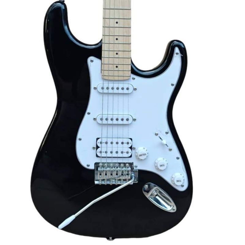Jual Gitar Elektrik Listrik Difergio Leopard Hss Black Model ...