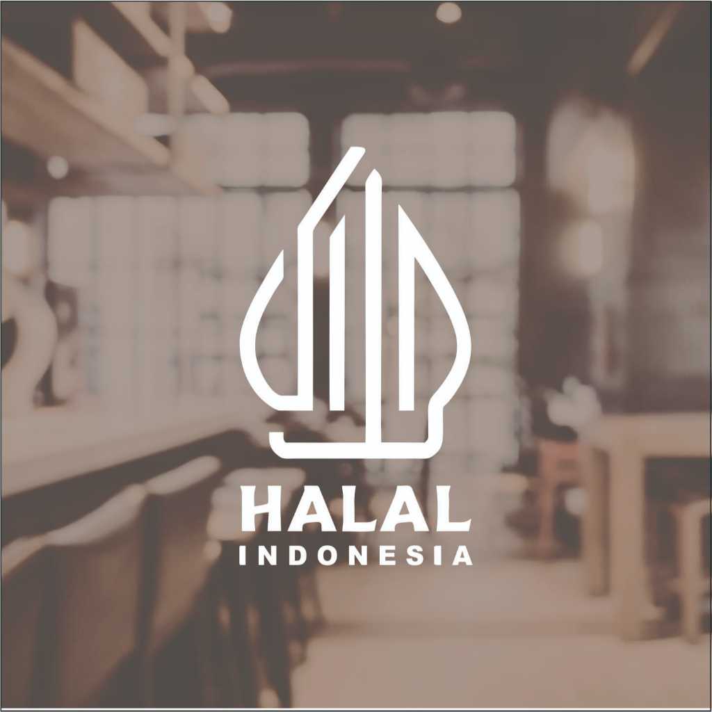 Jual Stiker Sticker Logo Halal Terbaru New Kaca Cafe Restoran Kedai ...