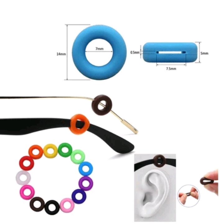 Jual EAR HOOK EARHOOK PENGAIT KACAMATA SILICON BULAT 1PASANG (2PCS ...