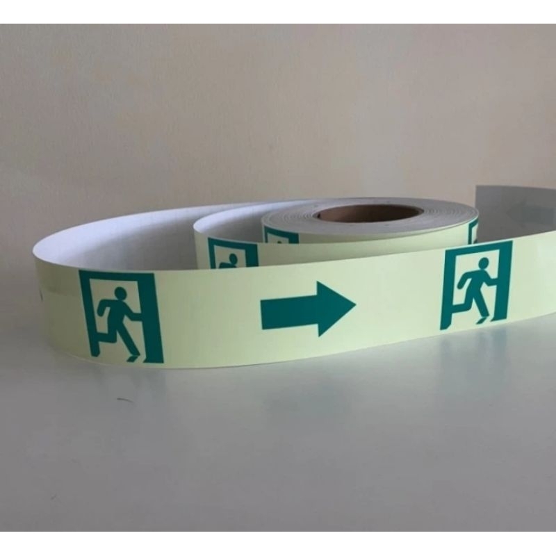 Jual Sticker Tangga Darurat Glow In The Dark Stiker Fosfor Lakban Rambu ...