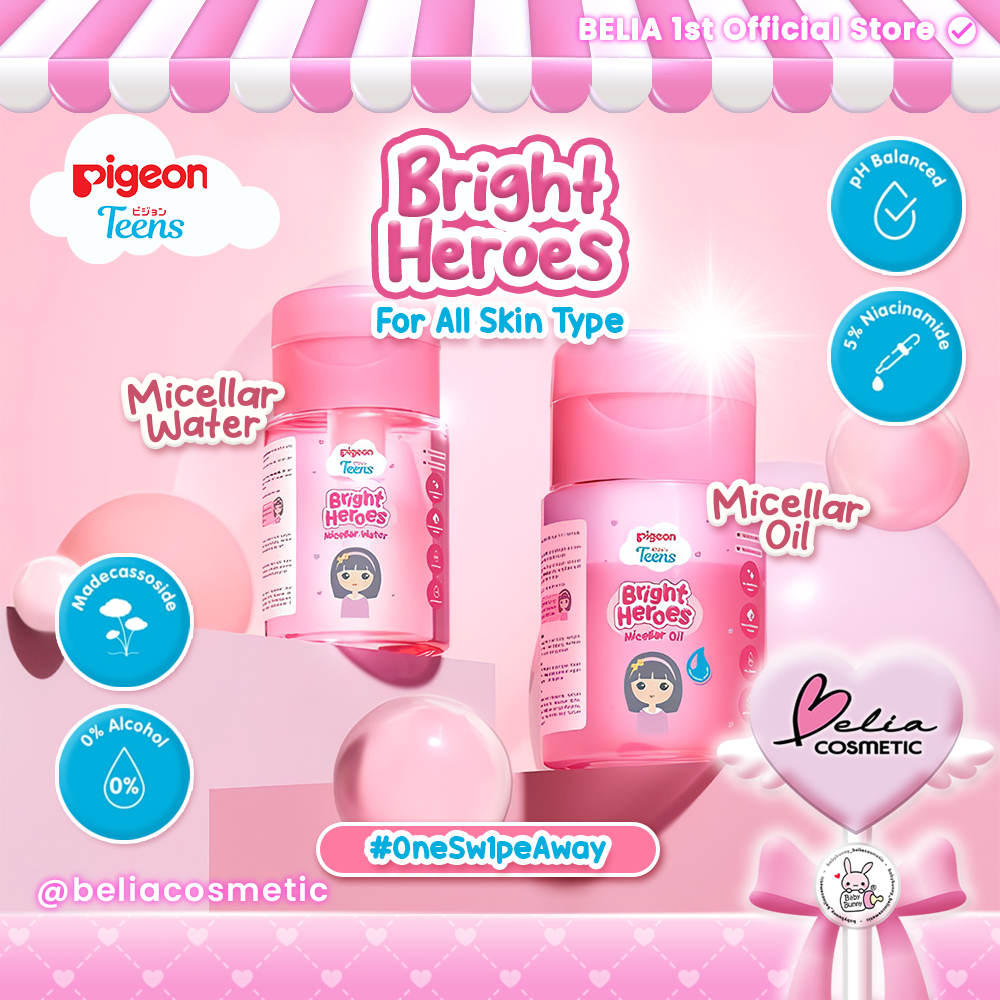Jual BELIA PIGEON TEENS Bright Heroes Micellar Water 100ml | Micellar ...