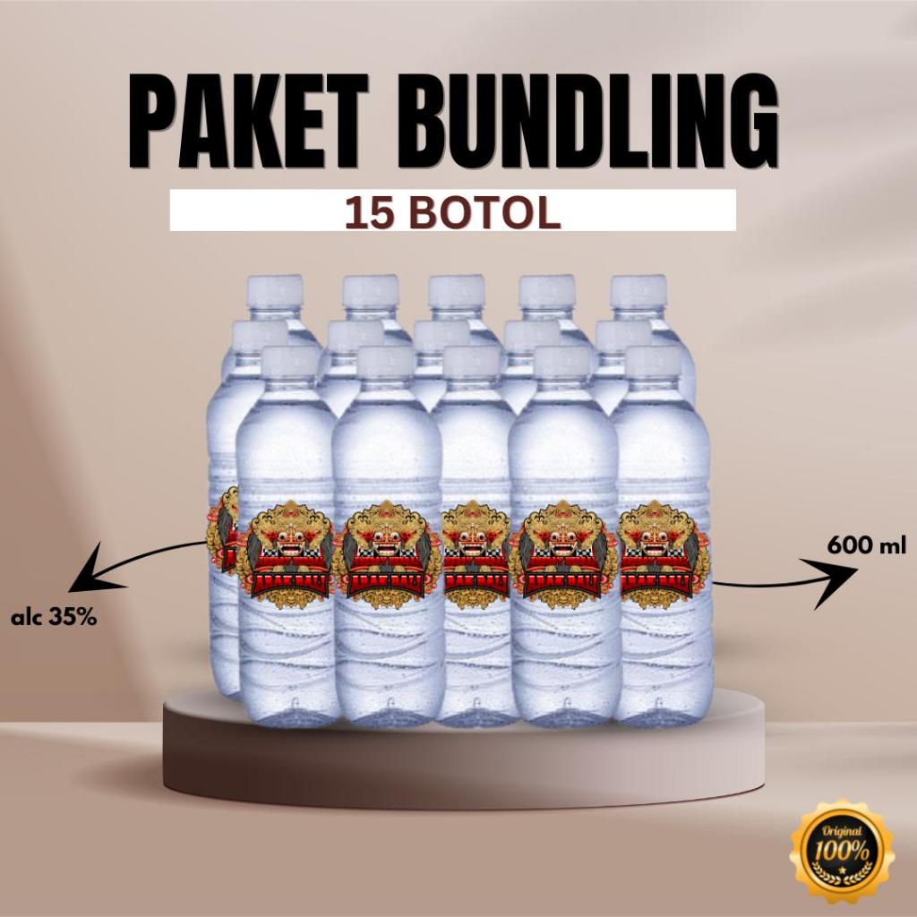 Jual [PAKET 15 BOTOL] original jamu herbal tradisional olahan nira aren ...
