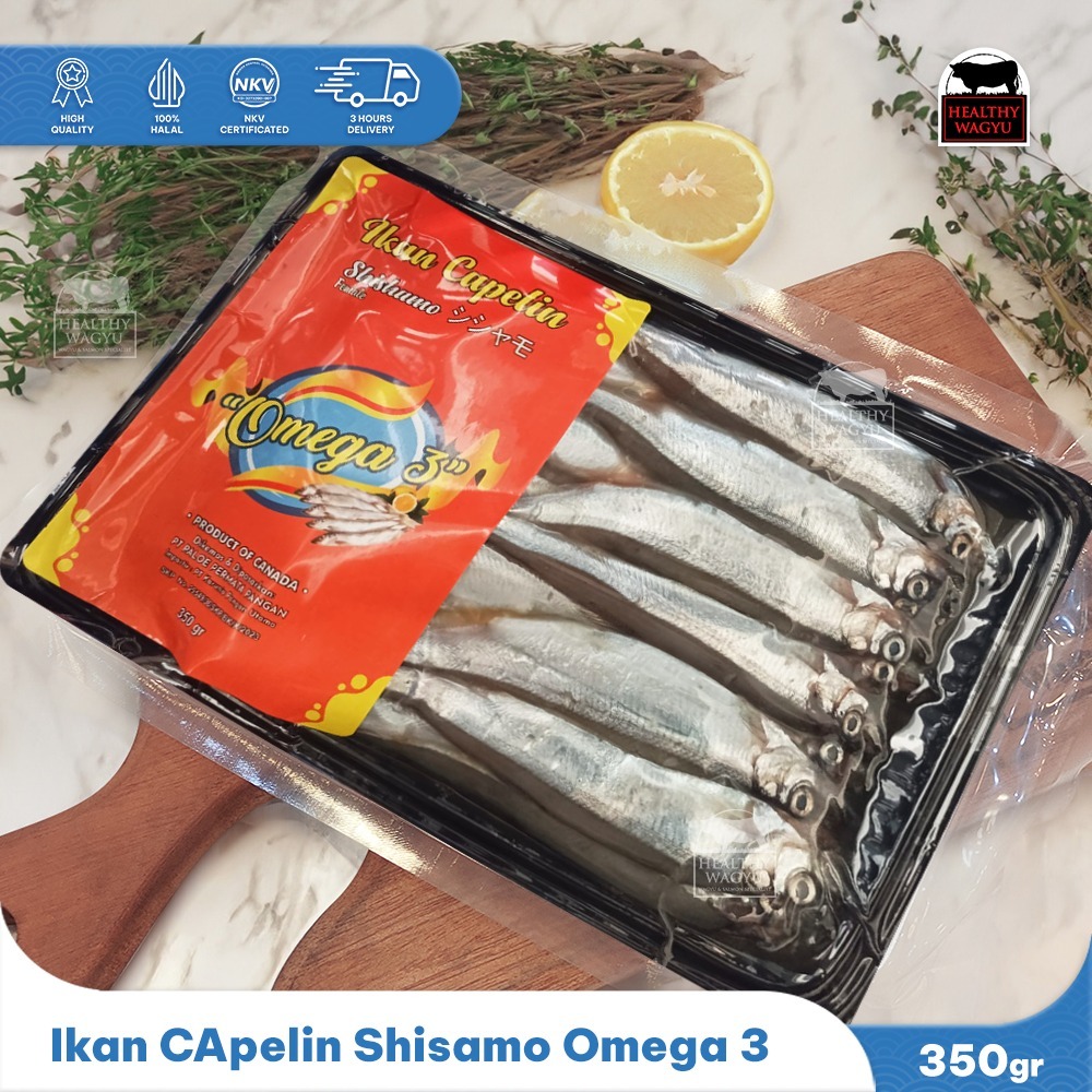 Jual Ikan shisamo capelin telur 350 gr Healthy wagyu | Shopee Indonesia