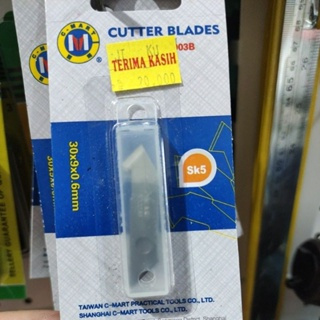 Jual Pisau Cutter Acrilic C Mart / isi cutter akrilik / mata cutter ...