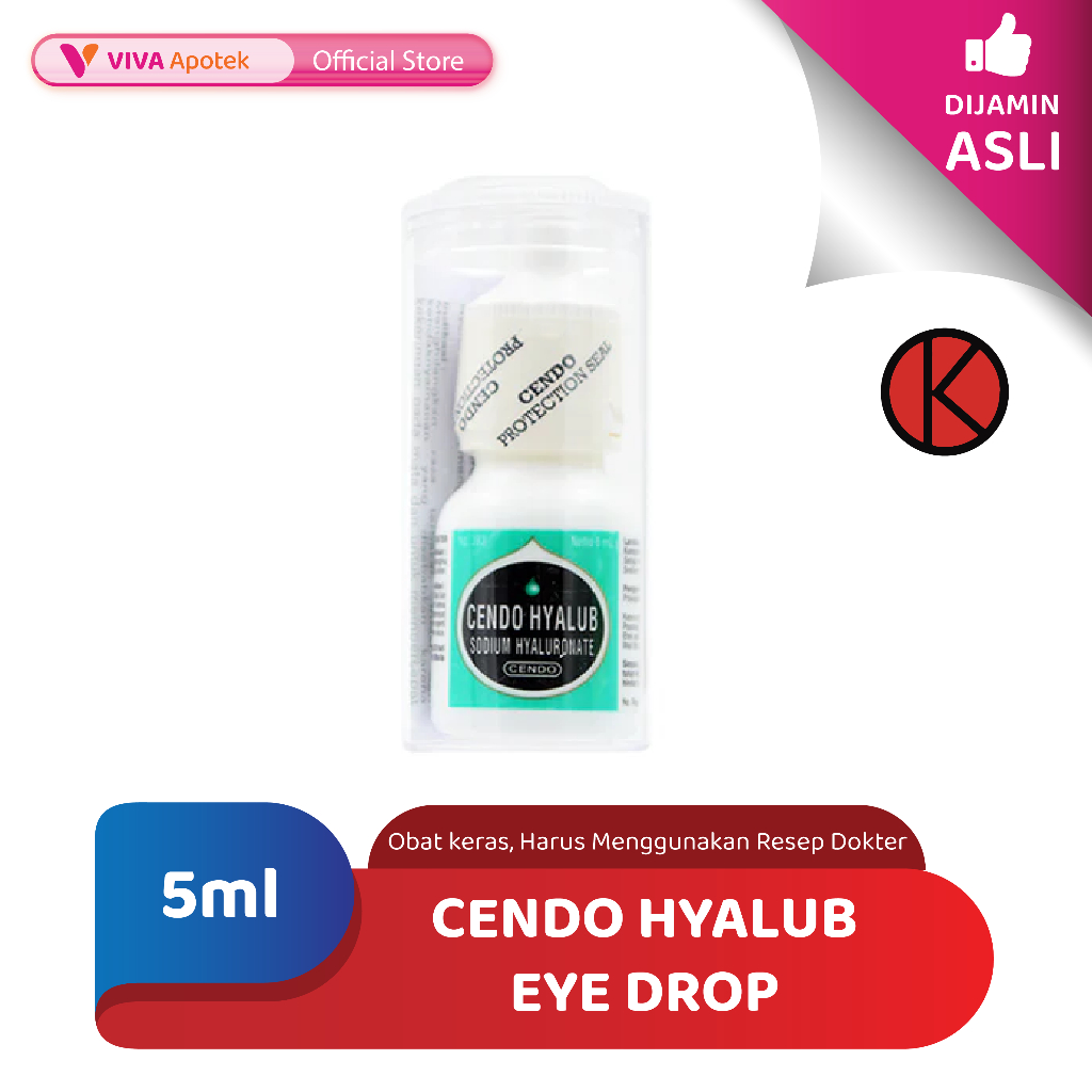 Jual Cendo Hyalub Eye Drop / Sodium Hyaluronate / Mata Kering (5 ml ...