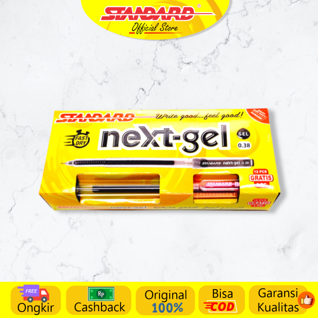Jual Standard - Pulpen Next Gel 0.38 ( Alat Tulis / Pen / Ballpoint ...