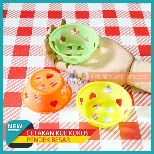 Jual KUKUS PENDEK BESAR PLASTIK / Cetakan Kukus Lubang / Cetak Kue ...