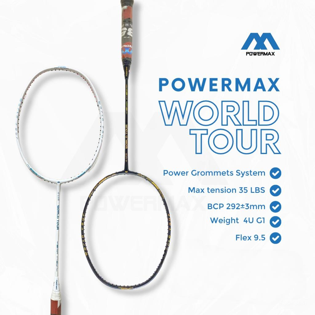 Jual Powermax Raket Badminton World Tour Original | Shopee Indonesia