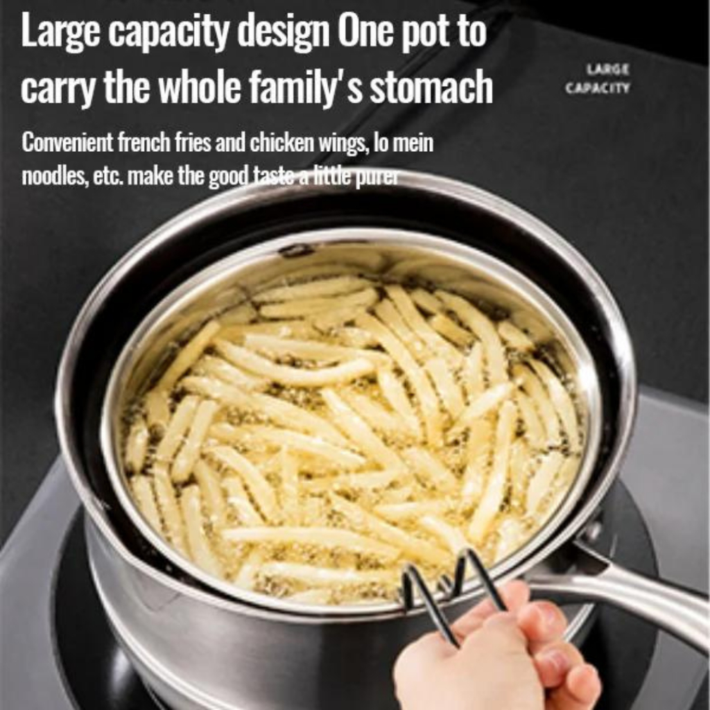 Jual Saucesteel 4 in 1 Mini Deep Fryer Multi Deep Fryer Set ...