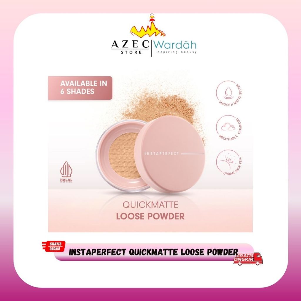 Jual Wardah Instaperfect Quickmatte Loose Powder | Shopee Indonesia