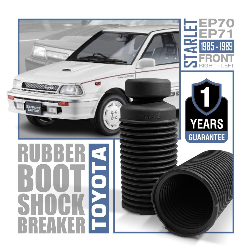 Jual OsanO - Boot Shock Karet Depan Toyota Starlet Kotak EP70 & EP71 ...