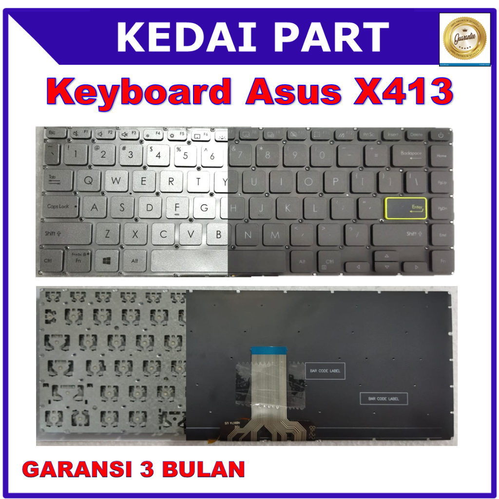Jual Keyboard Asus Vivobook 14 A413 X413 E410 K413E K413EA K413EQ K413F ...