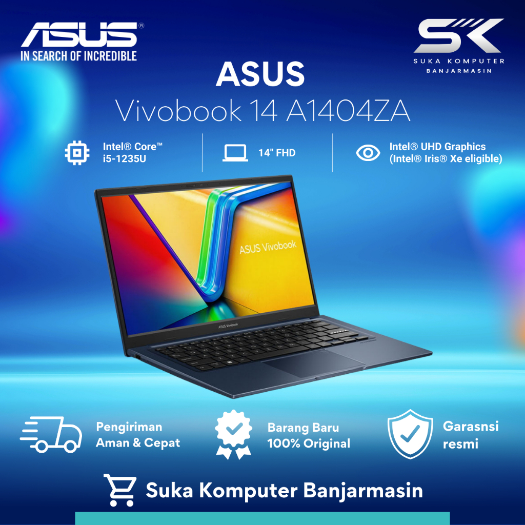 Jual Asus Vivobook 14 A1404ZA VIPS551-VIPS553 /Core i5-1235U/8GB/512GB ...