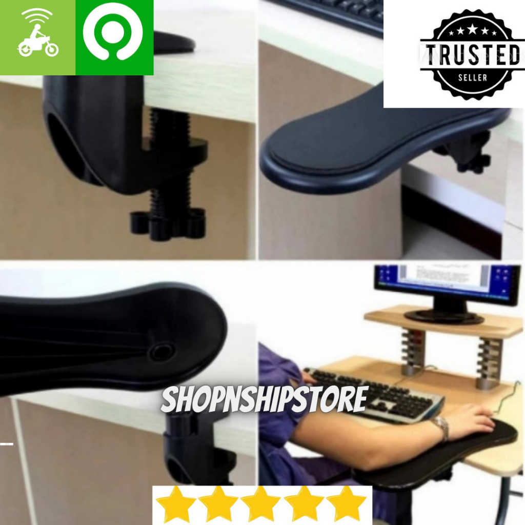 Jual Computer Elbow Arm Rest Support Chair Desk Armrest Home Office ...