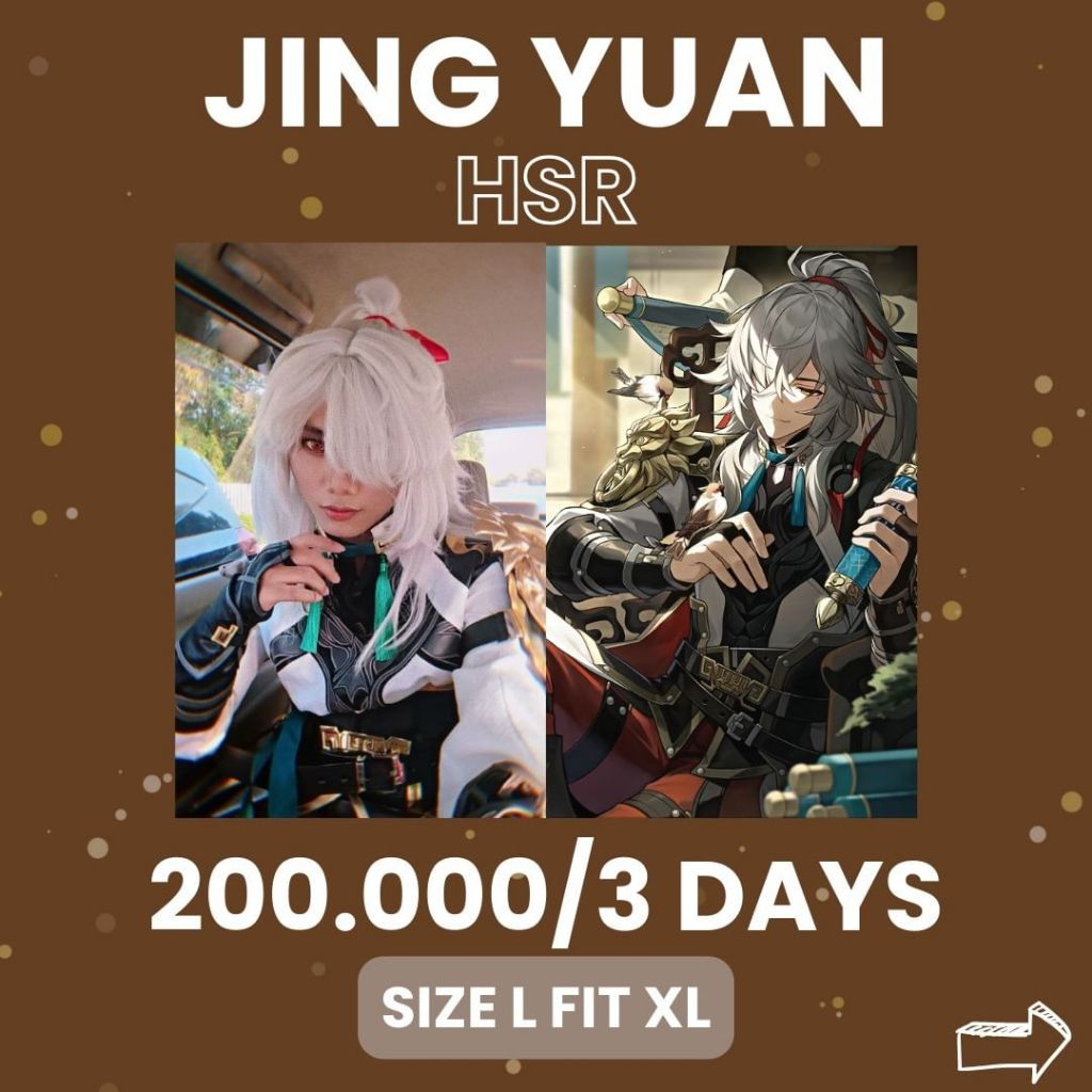 Jual Sewa Kostum Jing Yuan HSR Honkai Star Rail | Shopee Indonesia