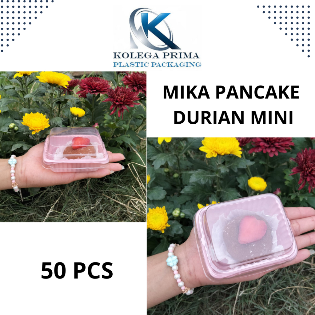 Jual MIKA PANCAKE DURIAN/ MIKA PANCAKE MINI MURAH ISI 50PCS | Shopee ...