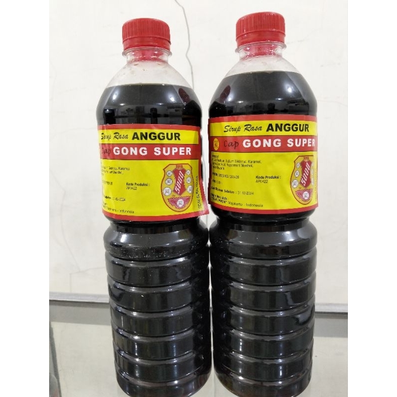 Jual Sirup Rasa Anggur Cap Gong Super (Tidak Beralkohol) | Shopee Indonesia