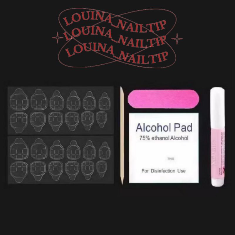 Jual Paket Lem Press On Nail ( lem cair , lem gel , Pusher kutikula ...
