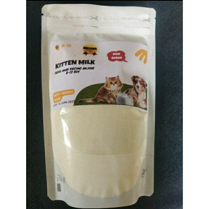 Jual Susu anak Kucing KITTEN MILK Non Laktosa. Susu anak Kucing dan anak Anjing baru lahir 100gr ...