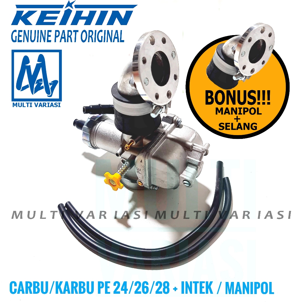 Jual KARBU PE 24 PE 26 PE 28 KEIHIN + INTEKE / CARBURATOR PE24 PE26 ...