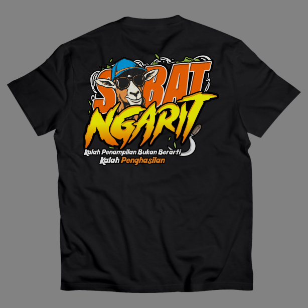 Jual Baju Distro Sobat Ngarit V2 Viral Desain Terbaru Unisex - Kaos Distro Sobat Ngarit Kata ...