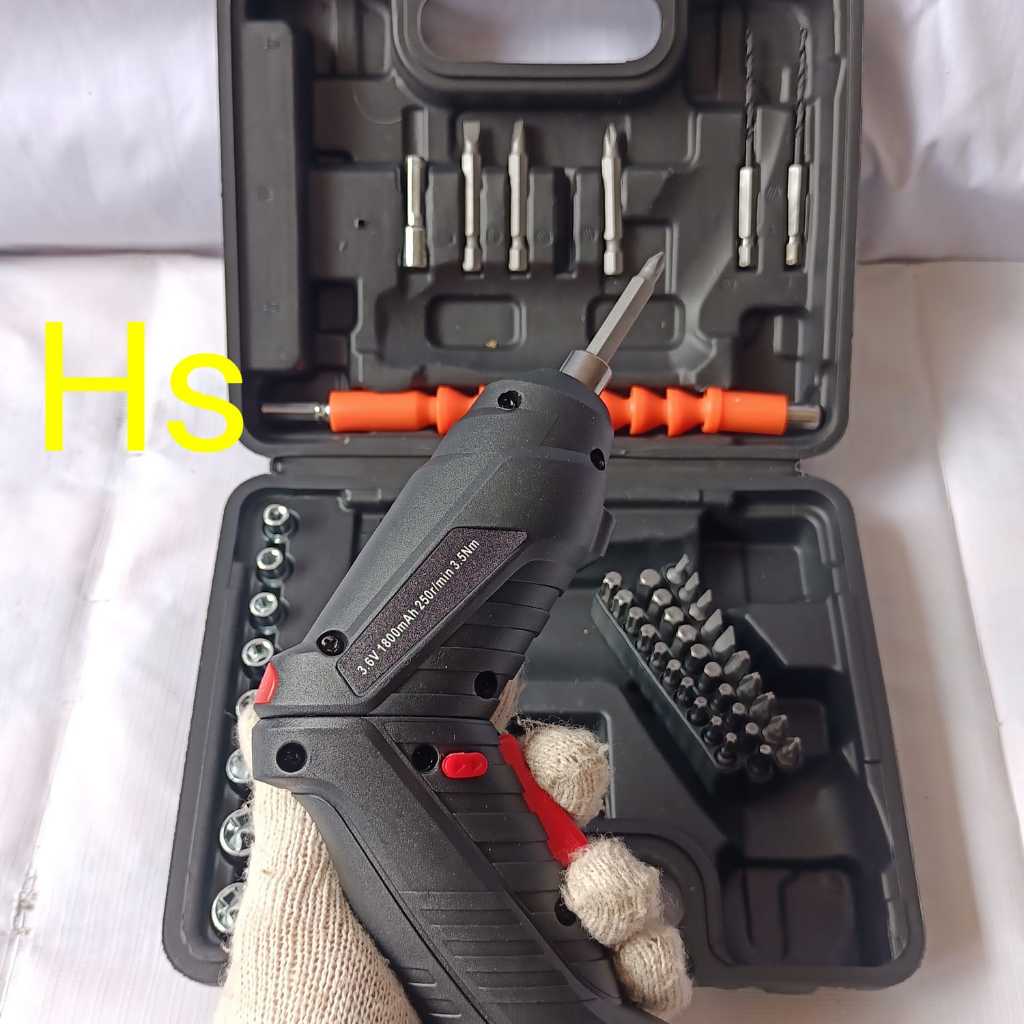 Jual Mesin bor cordless mini 3.6V bor obeng baterai | Shopee Indonesia